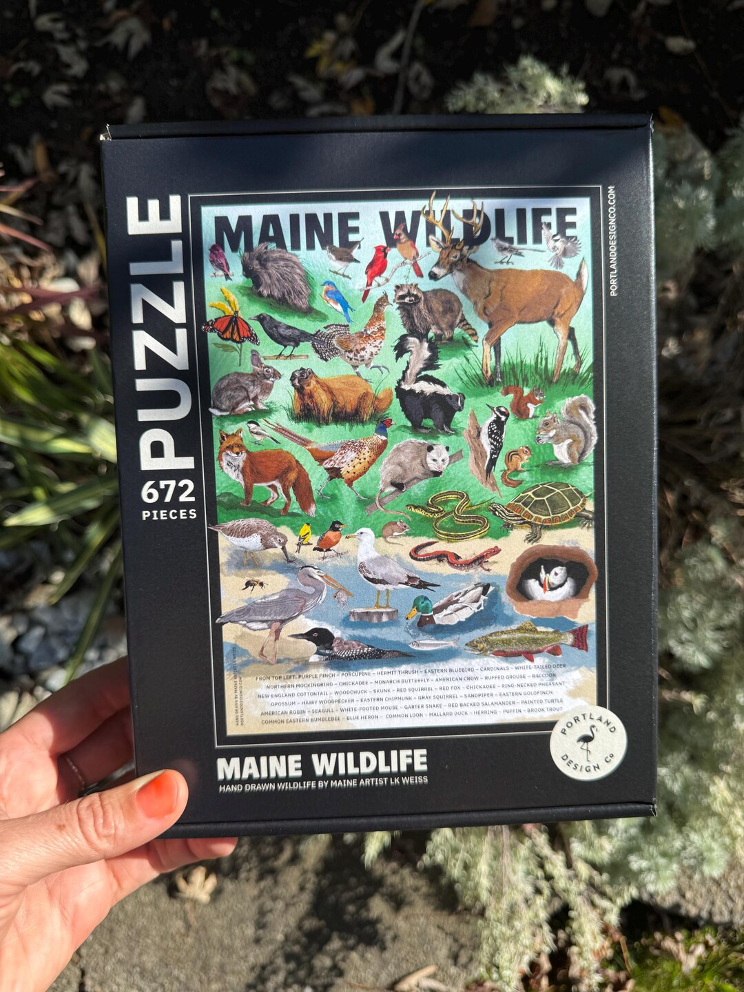 Maine Wildlife Puzzle - Etsy