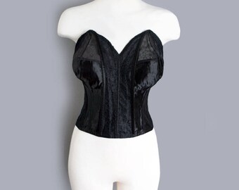 Satin bullet bra | Etsy