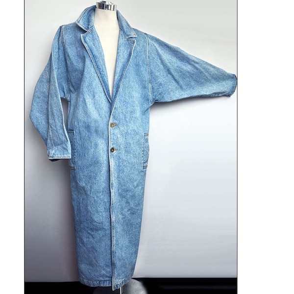 Denim Duster - Etsy