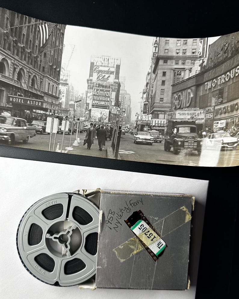 LOT 1950's New York 8mm Film 4X5 NEGATIVE Medium Format Photography ...