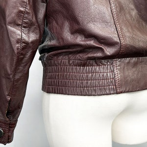 1970's Leather Jacket by OUI, Vintage Disco Era, Fight Club Members ...