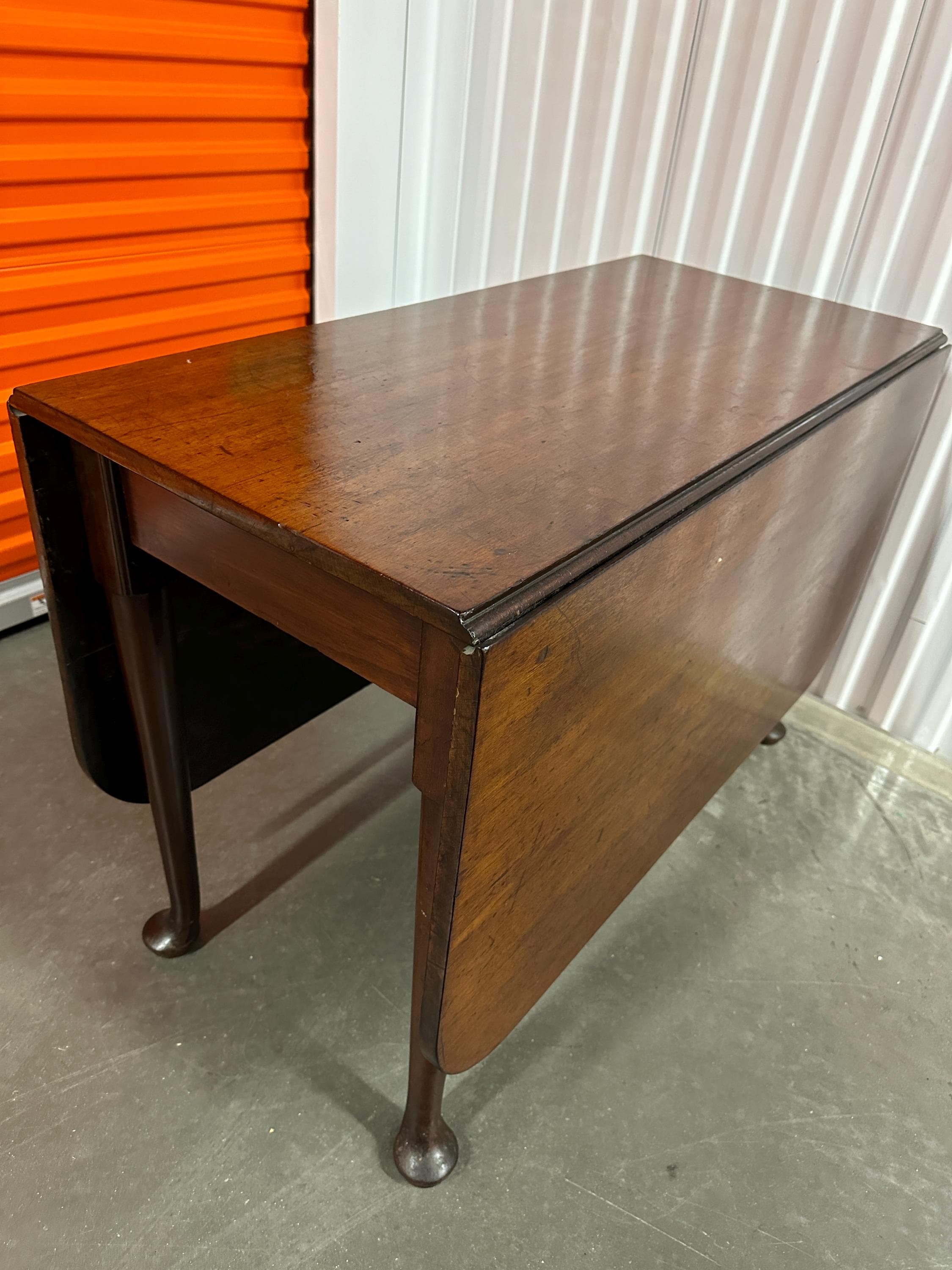 Antique Georgian Oak Swing Leg Table English Irish Period Piece - Etsy