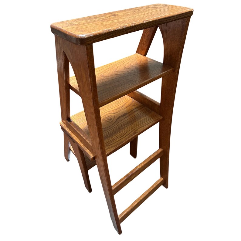 Metamorphic Library Step Stool Chair - Etsy