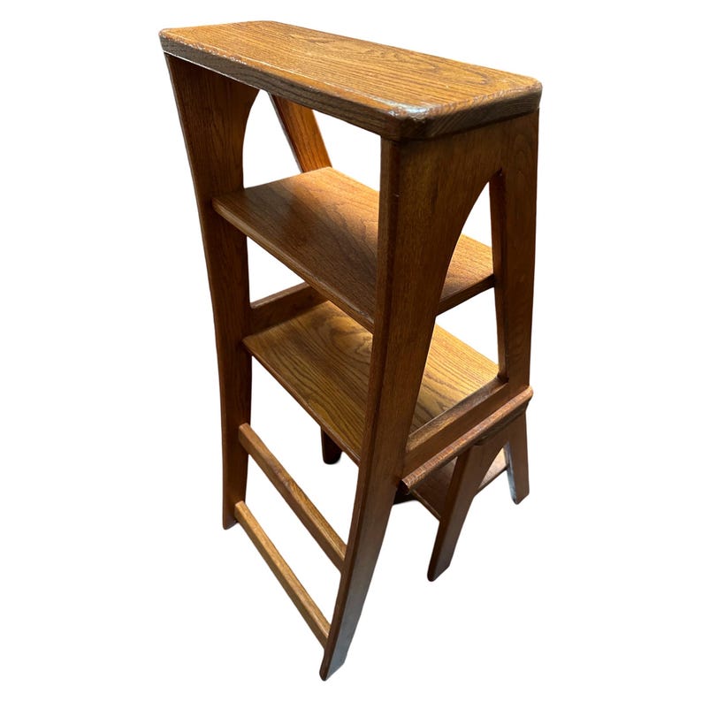 Metamorphic Library Step Stool Chair - Etsy