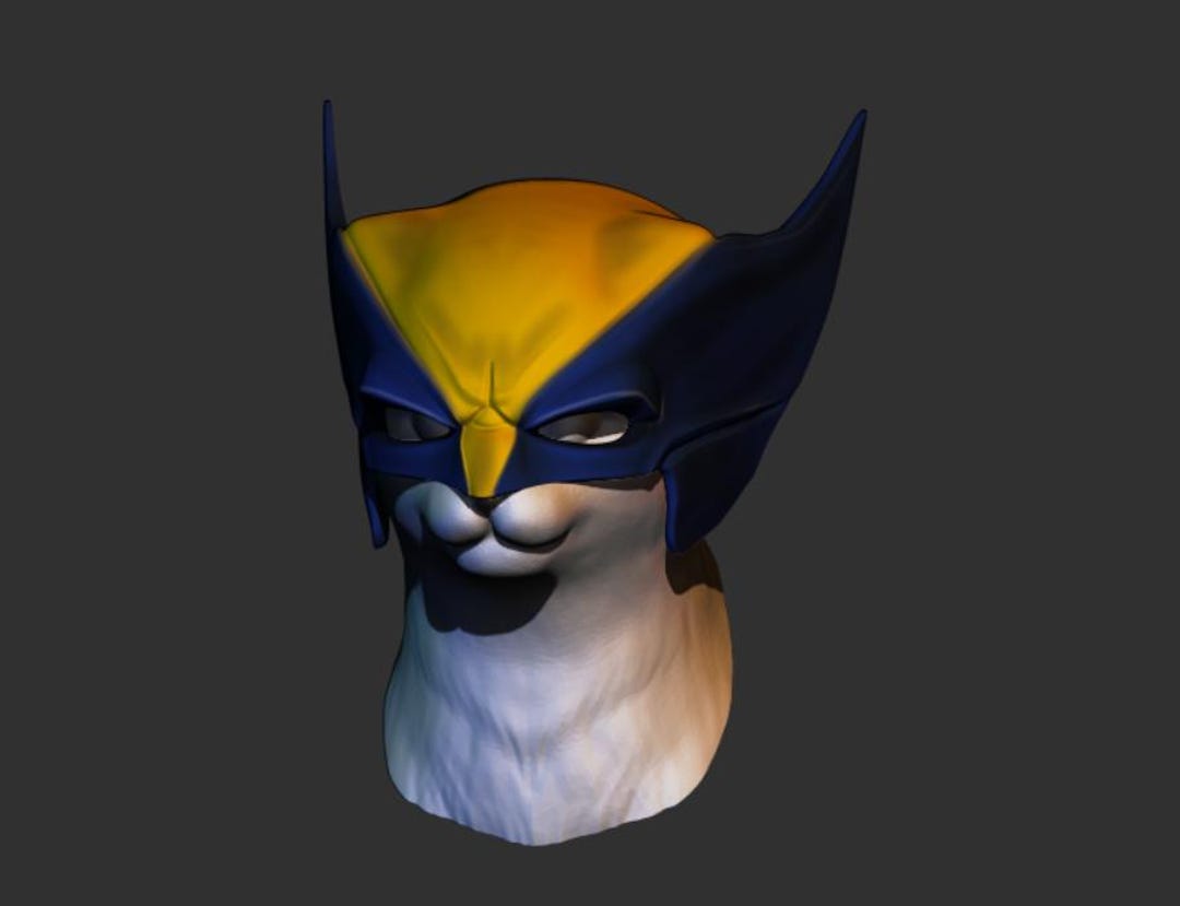 Wolverine Cat - Helmet STL - Etsy