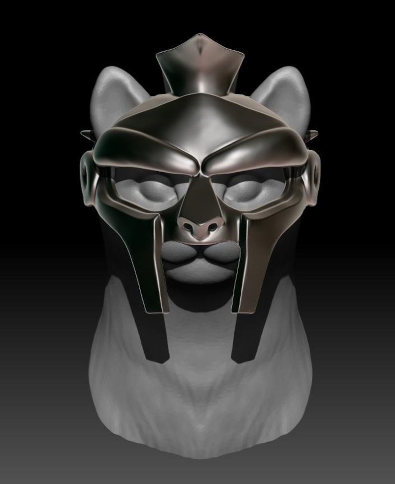 Cat Gladiator Helmet STL - Etsy