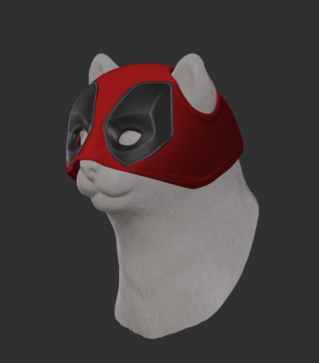Deadpool Cat (3D Model) STL - Etsy