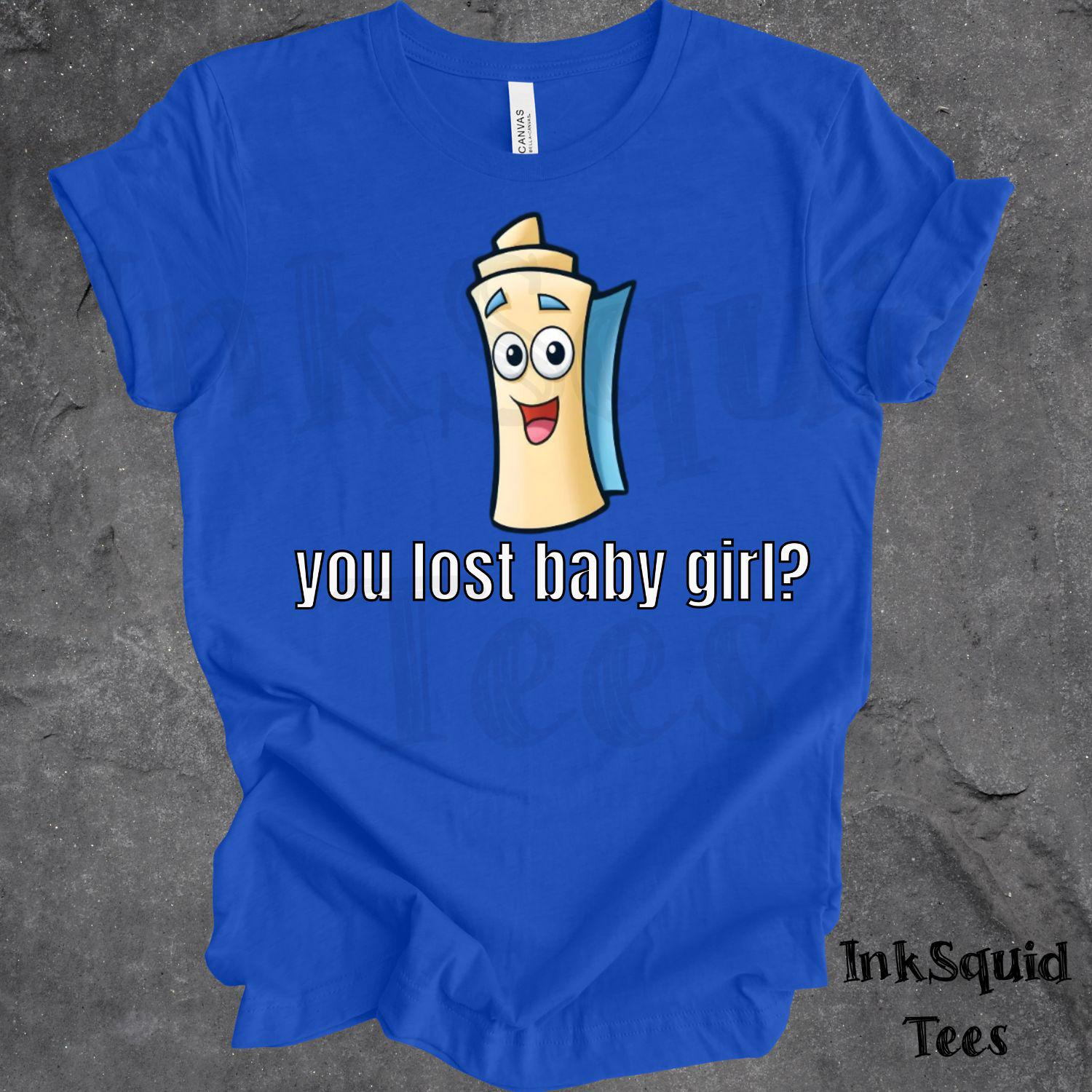You Lost Baby Girl, Funny Meme Shirt, Ironic Shirt, Joke Gift, Oddly ...