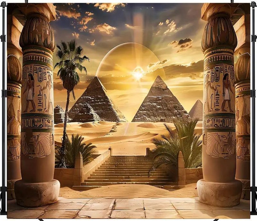 Egyptian Themed Polyester Backdrop 51" X 59" - Etsy