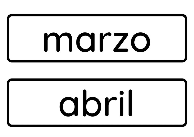 Classroom Flip Calendar in Spanish - Calendario Para Salon De Clase - Etsy