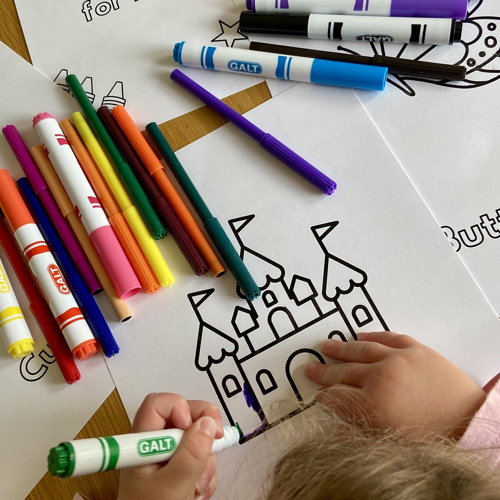 100 Easy Coloring Pages for Kids, Easy Coloring Sheets for Toddlers ...