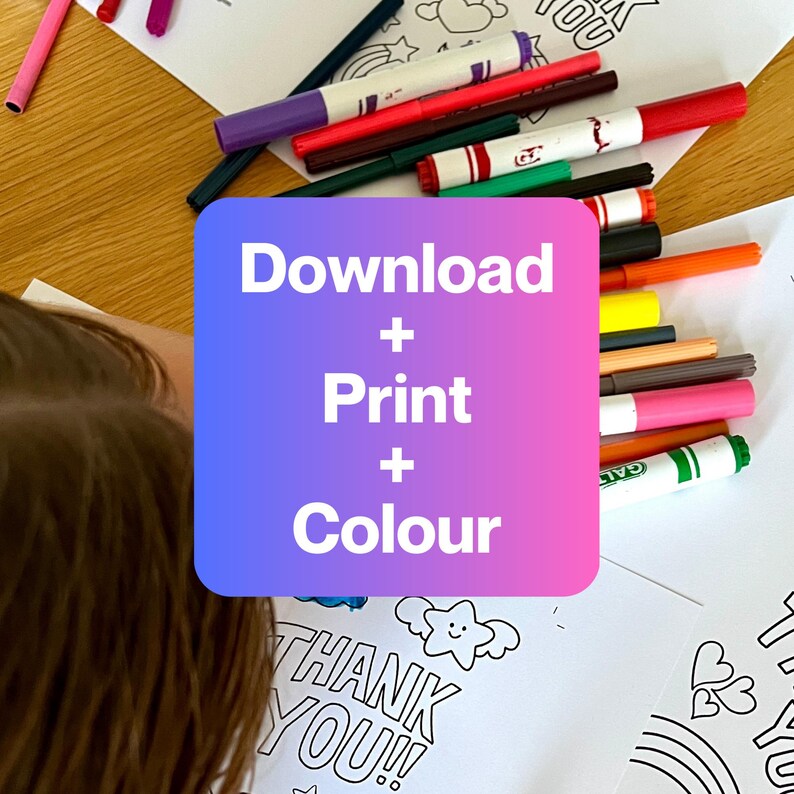 Printable Colour in Happy Birthday Card, Color-in DIY Cards for Kids ...