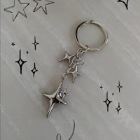 Star Keychain - Etsy