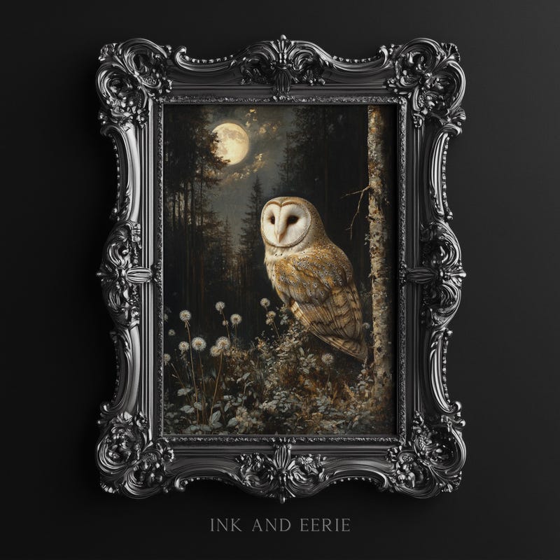 Dark Academia Art Fox - Etsy UK