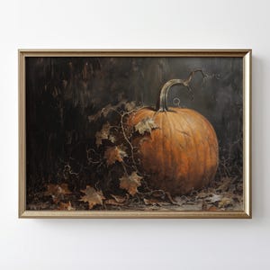 Vintage Rustic Still Life Oil Painting Print, Moody Art Print, Autumn ...
