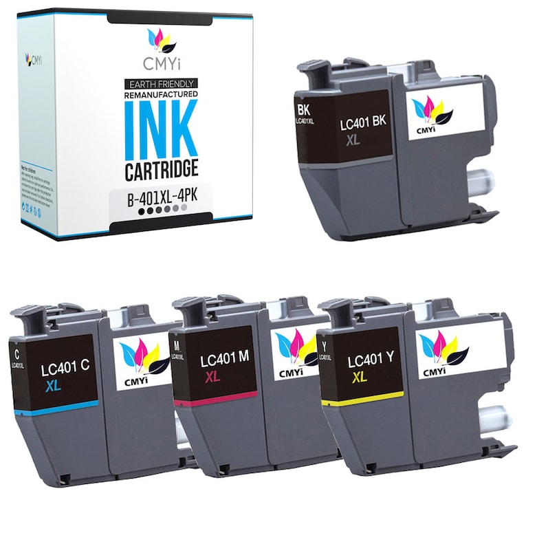 Cmyi Remanufactured Brother LC401XL Ink Cartridges for Brother Dcp ...