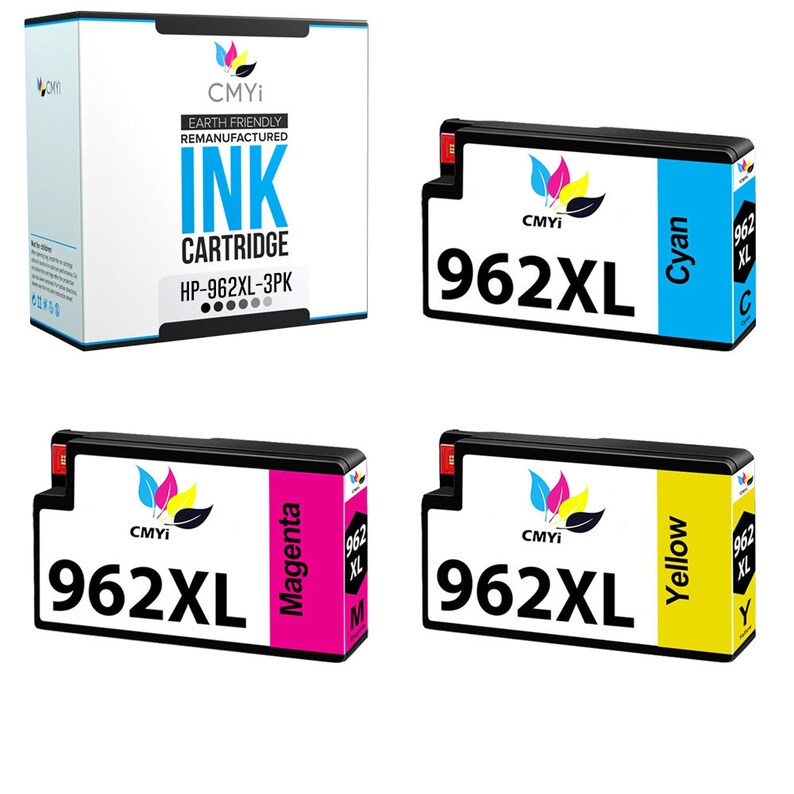 Cmyi Remanufactured HP 962XL Ink Cartridges for HP Officejet Pro 9010 ...