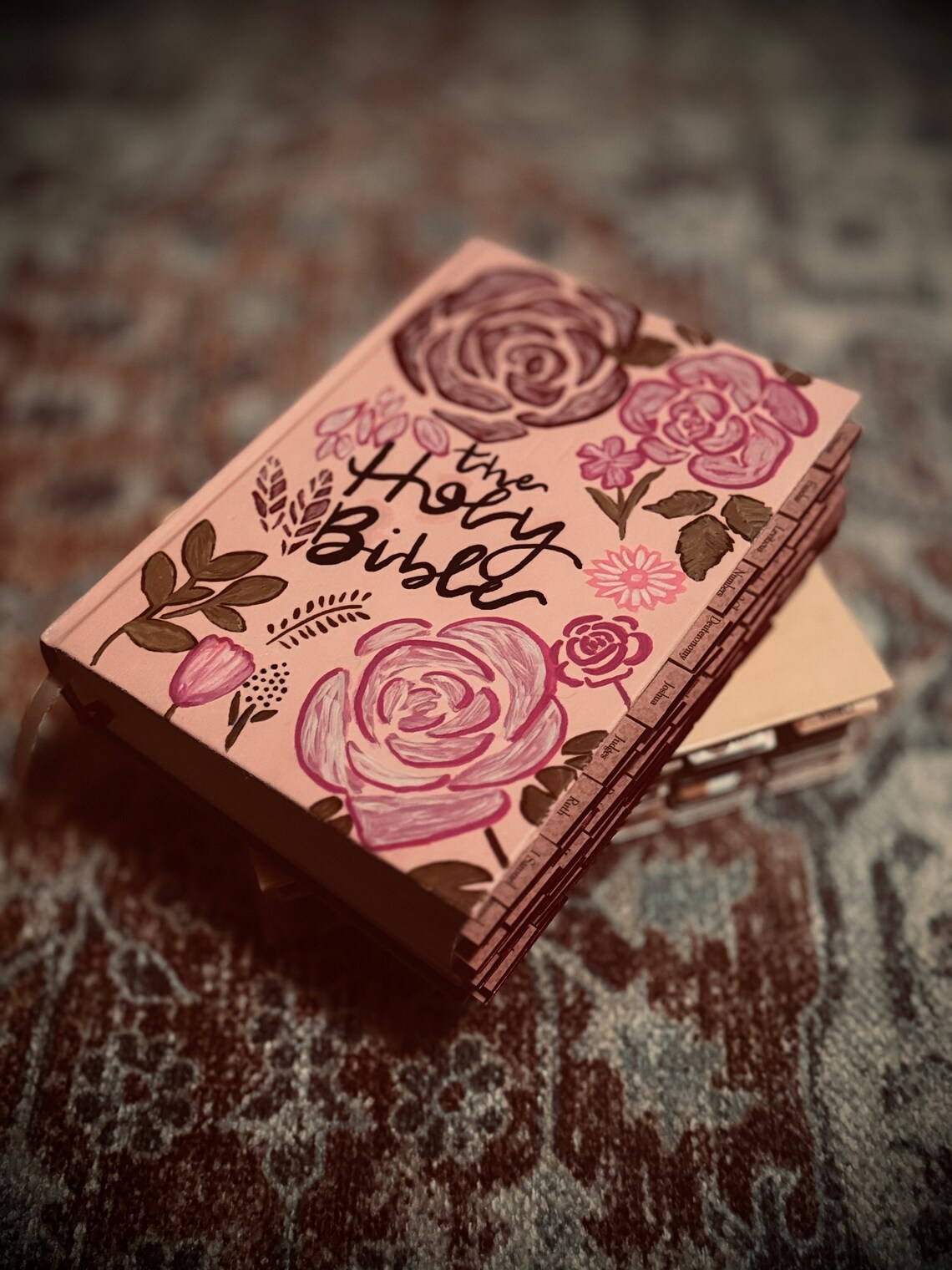 Fully Custom Hand Painted Bibles | Custom Design | Personalized ...