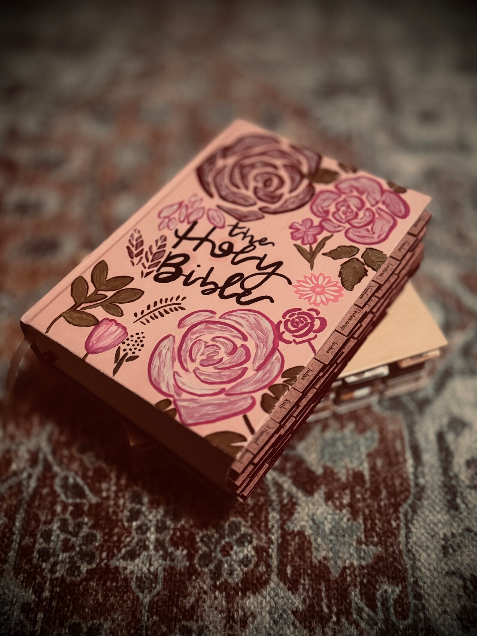 Fully Custom Hand Painted Bibles | Custom Design | Personalized ...