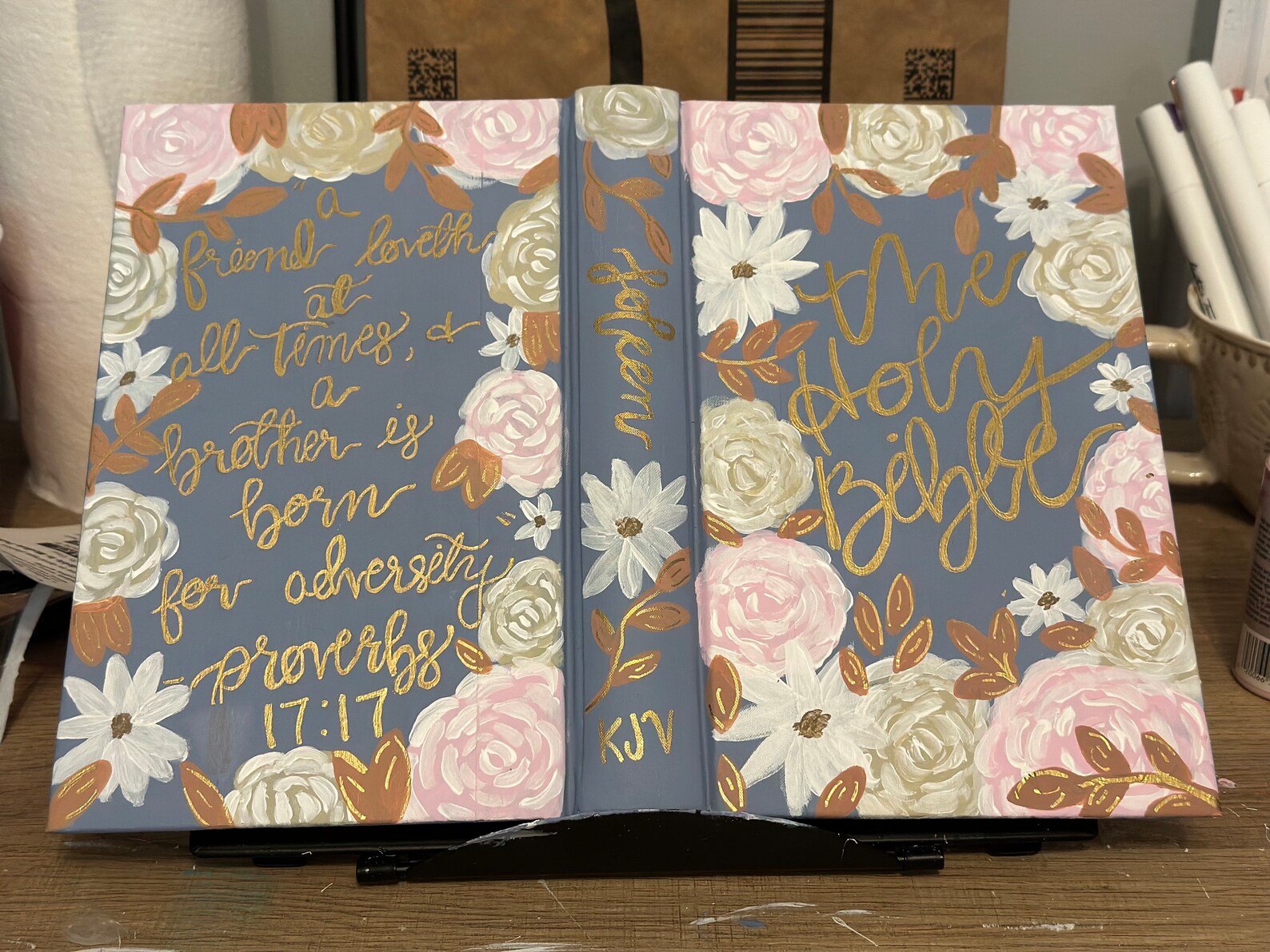 Fully Custom Hand Painted Bibles | Custom Design | Personalized ...