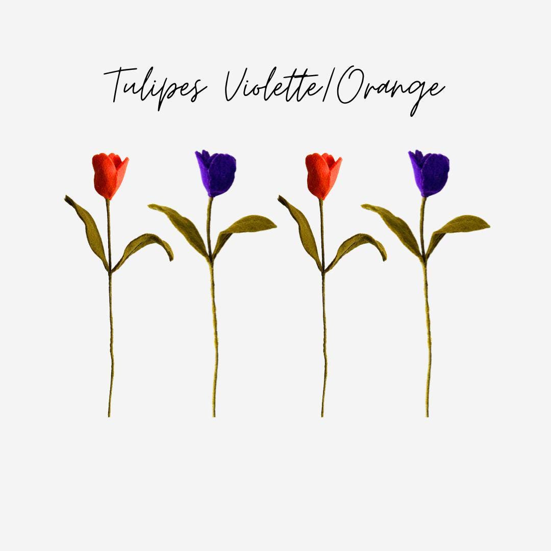Set of 3 Branches of Tulips New Heidi - Etsy