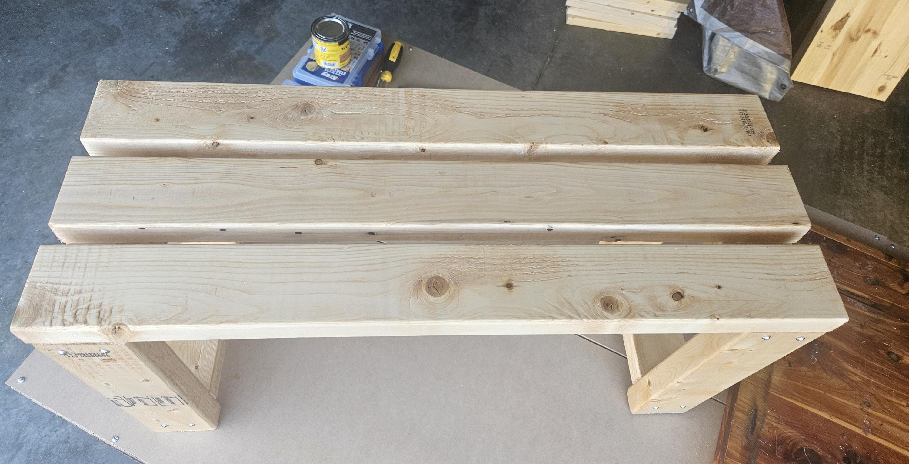 Handcrafted Wood Bench - Etsy