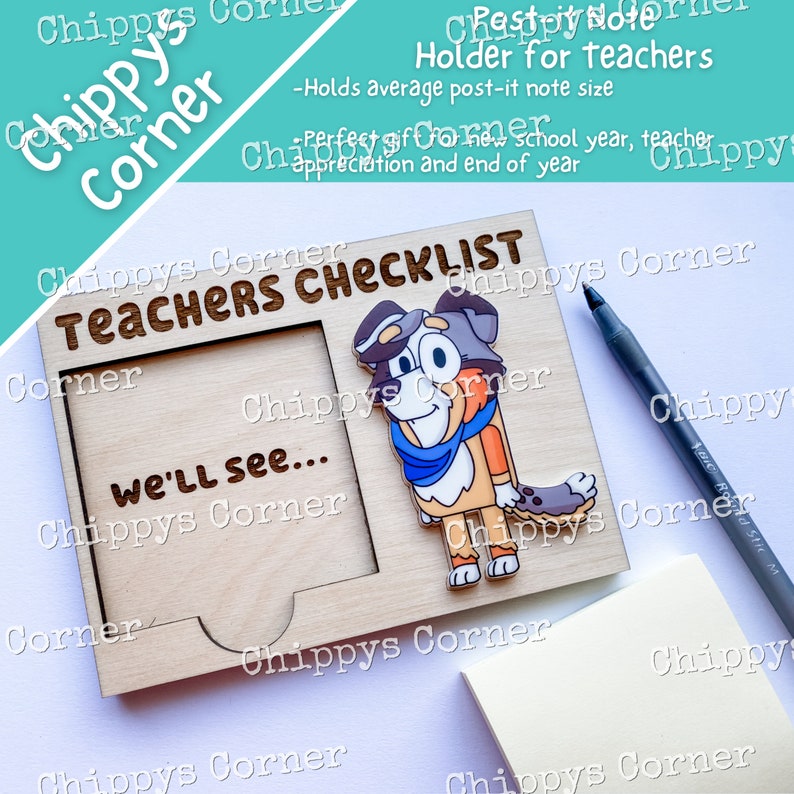 Calypso Teacher Gift, Bluey Gift Ideas, Teacher Appreciation Gift, Post ...