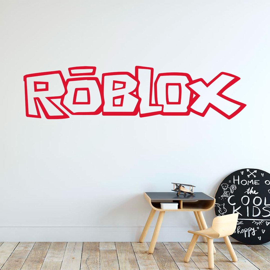 Roblox Sign Wall Decal: Gamer Room Decor - Etsy