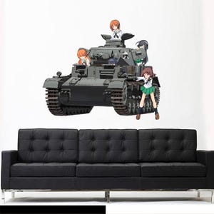 Anime Girls Und Panzer Wall Decal Sticker Gift Col761 - Etsy UK