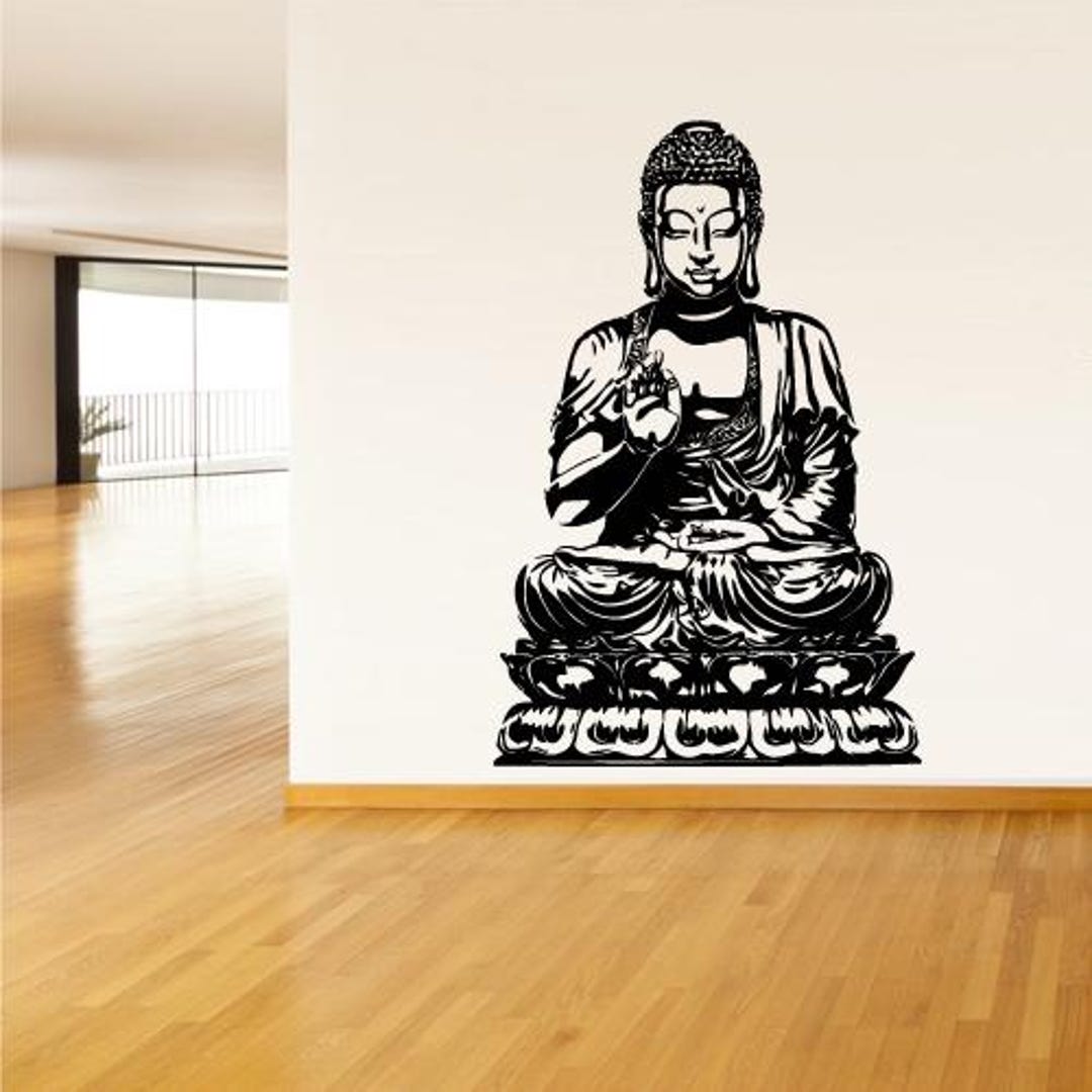 Buddha Wall Decal Yoga Boho Sticker Z1377 - Etsy