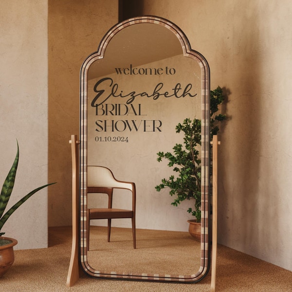 Bridal Shower Welcome Decals Etsy