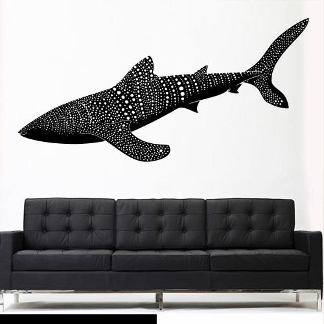 Shark Fish Wall Decal Ocean Themed Sticker Z2690 - Etsy