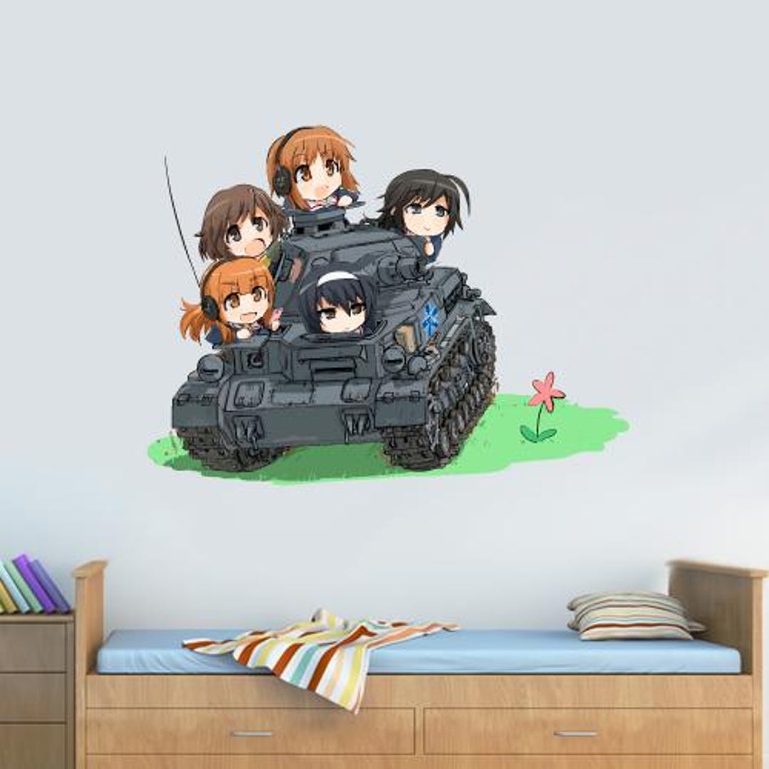 Anime Girls Und Panzer Wall Decal Sticker Gift Col760 - Etsy