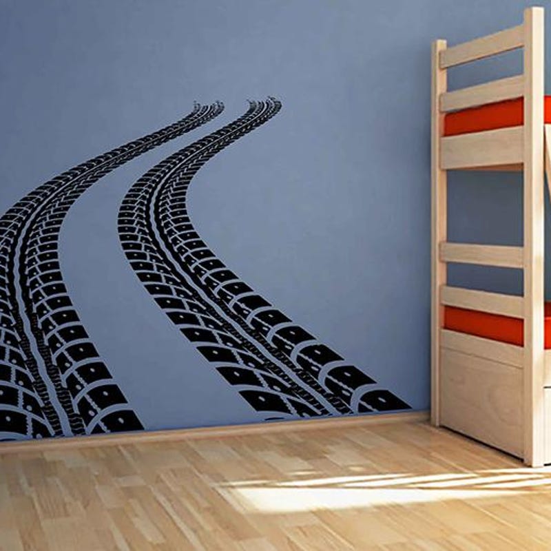 Tire Tracks Stickers - Etsy