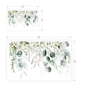 Eucalyptus Wall Decal Greenery Stickers Vines Decor Peel and Stick Gift ...