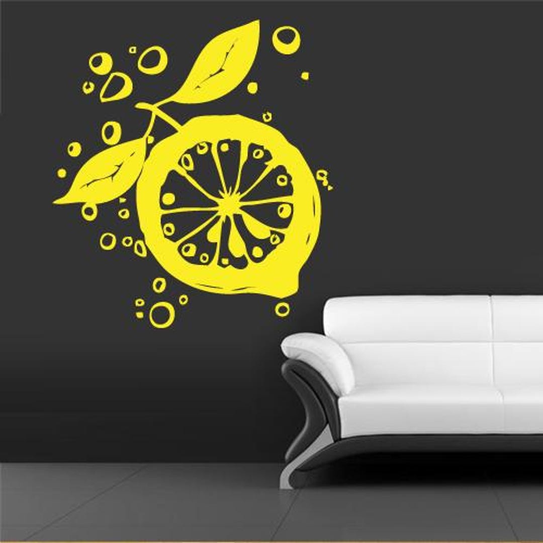 Lemon Wall Decal Sticker Z701 - Etsy