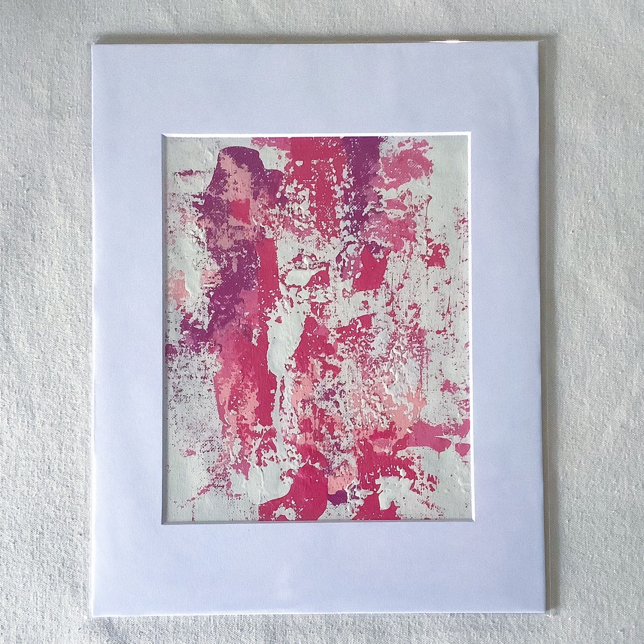 Abstract Expression No. 119 - Pink Monochrome by Michael Moffa - Etsy