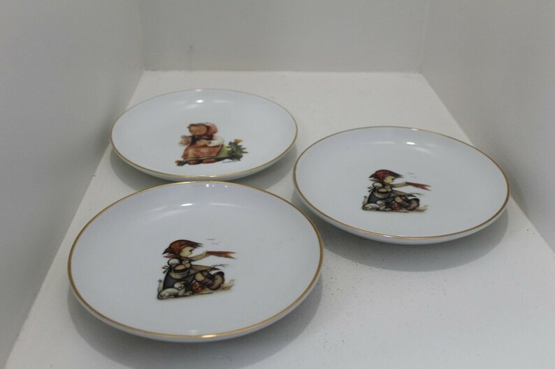Vintage Hummel Figurine Goebel Plates Set of 3 Collector Plate - Etsy