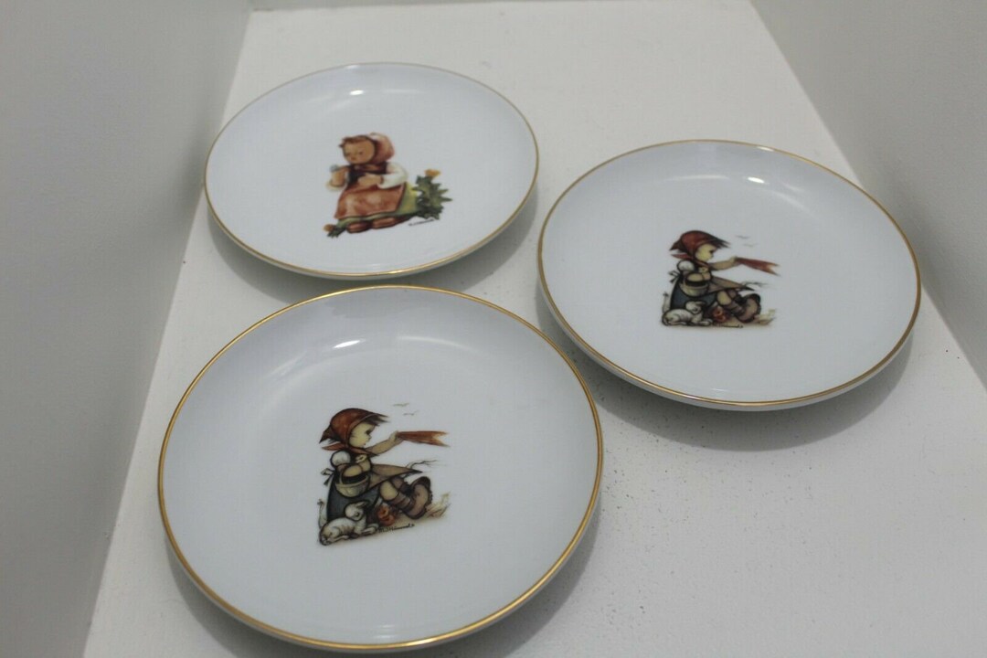 Vintage Hummel Figurine Goebel Plates Set of 3 Collector Plate - Etsy