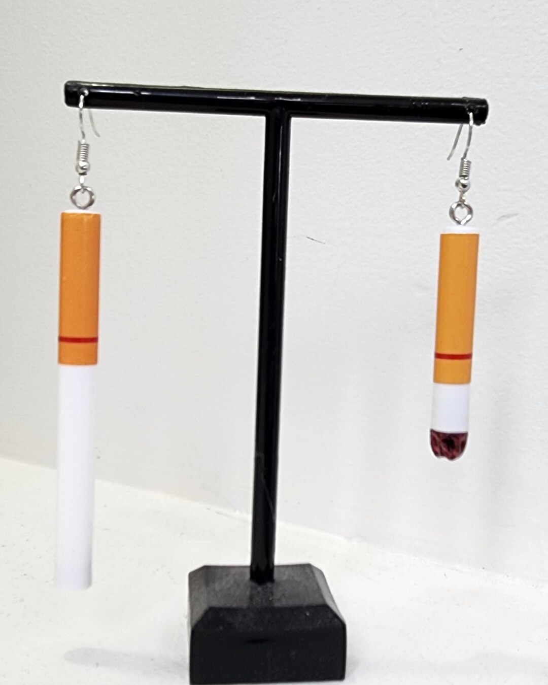 Otis P. Smoke Em If Ya Got Em Cigarette Dangle Earrings Vintage ...