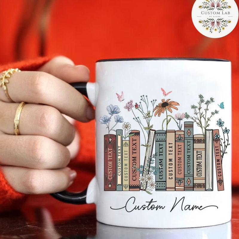 Book Mugs - Etsy