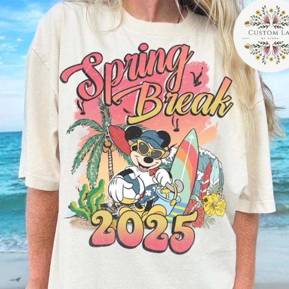 Vintage Mickey And Friends Disney Spring Break 2025 Shirt, Disney ...