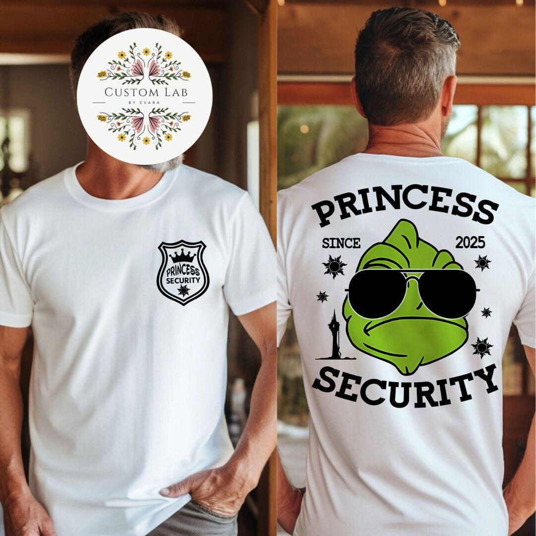 Two-sided Disney Princess Security Shirt, Mickey Olaf Beauty and the ...
