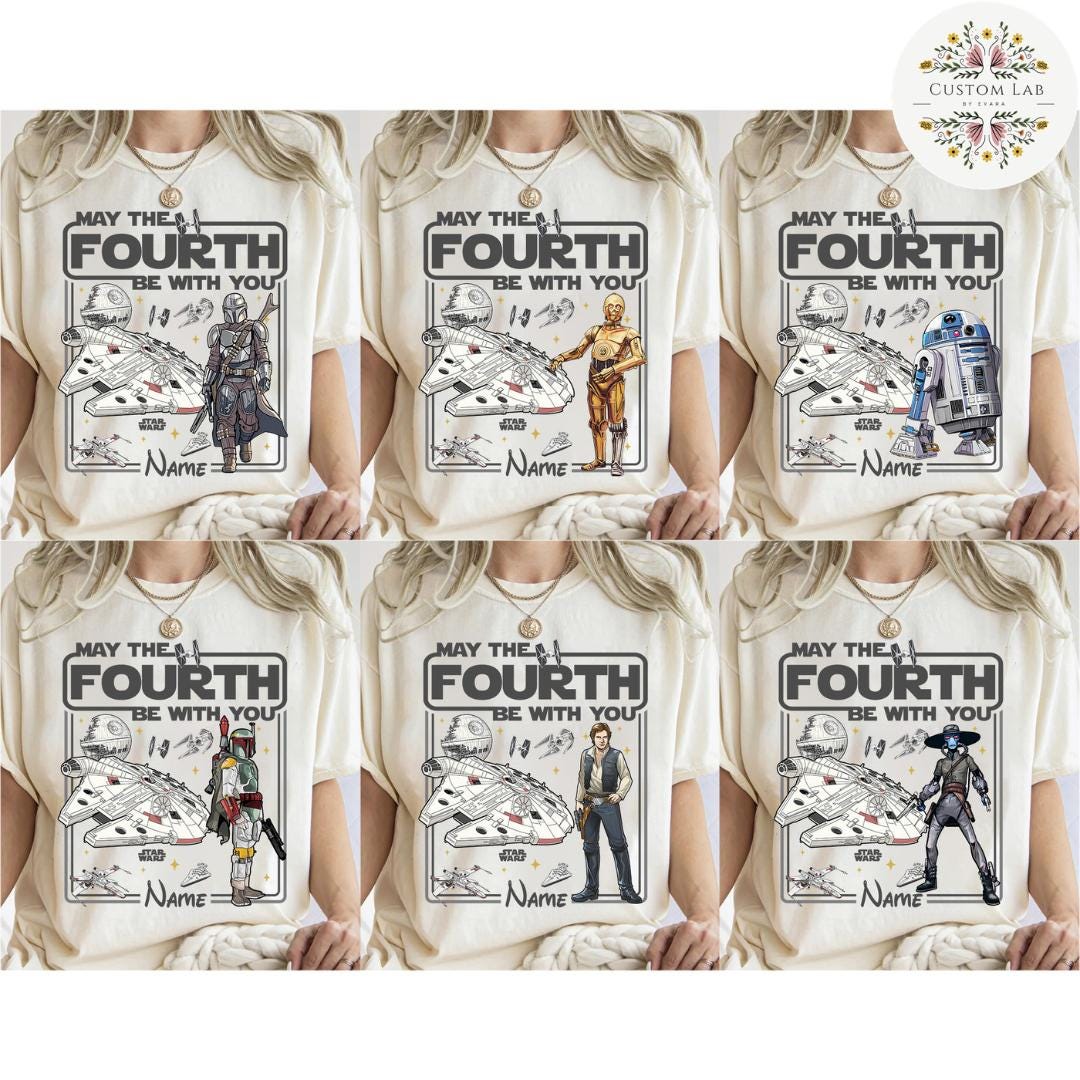 Personalized May the Fourth Be With You Disney Star Wars Shirt, Galaxy ...