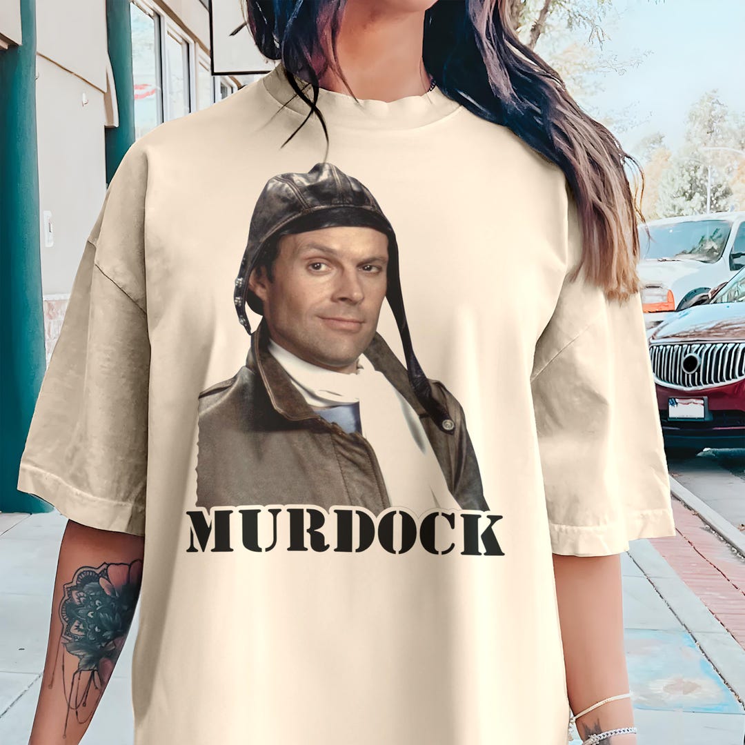 The A-team Murdock V2 Vintage Movie Poster Tshirt 8 Colors Unisex Tee ...