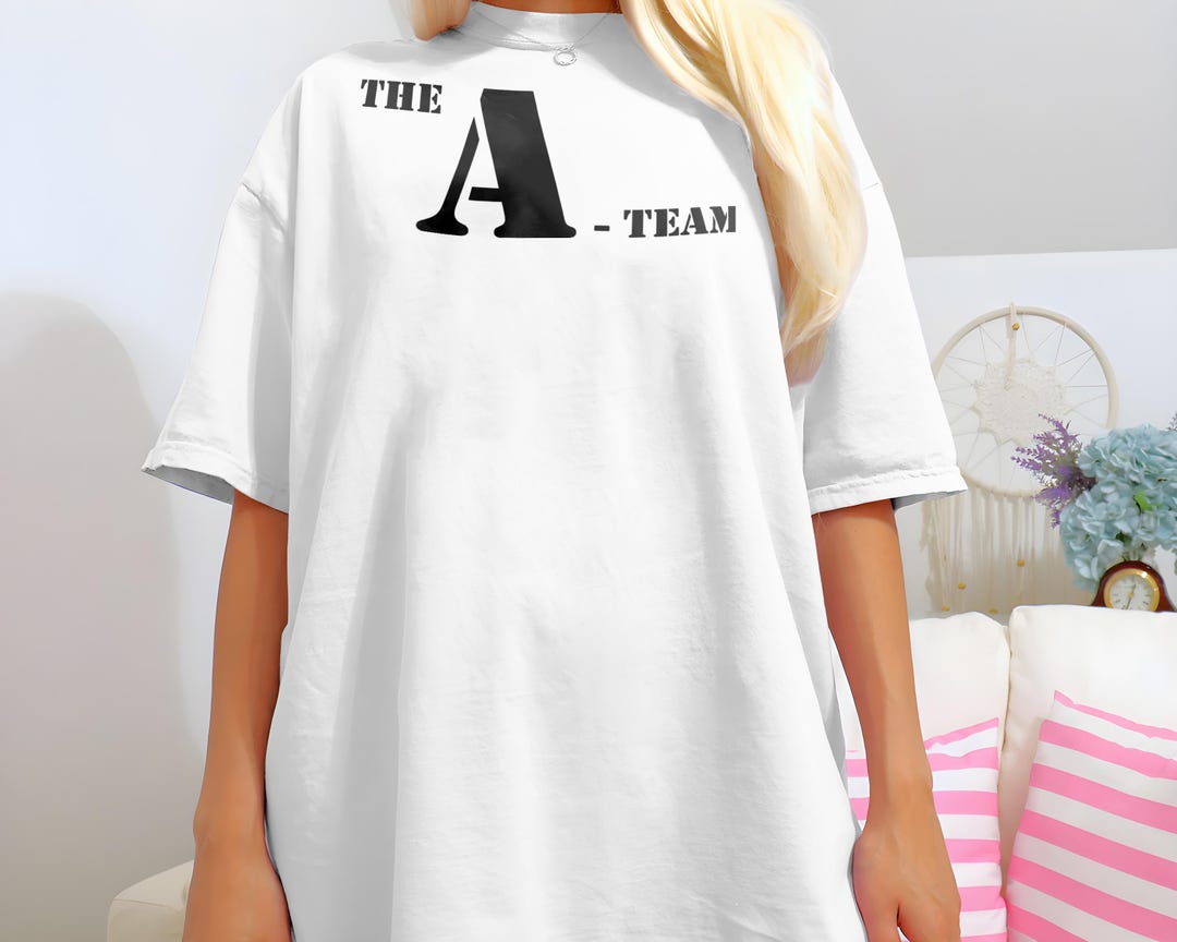 The A-team Logo V1 Vintage Movie Poster Tshirt 8 Colors Unisex Tee Film ...