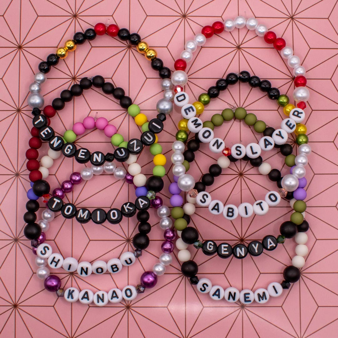 Demon Slayer Friendship Bracelets | Demon Slayer, Tengen Uzui, Tomioka ...