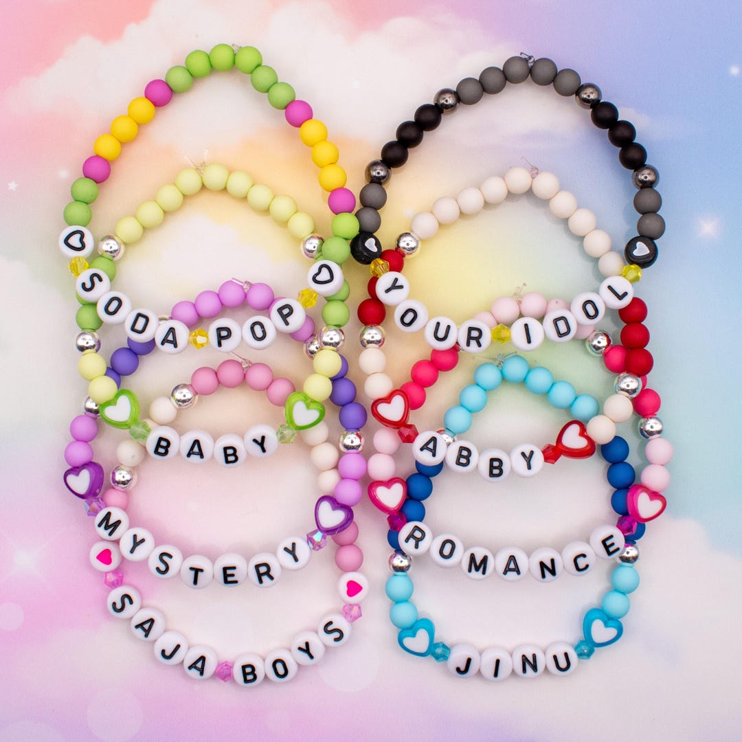 Saja Boys Friendship Bracelets | K-pop Demon Hunters, Jinu, Romance ...