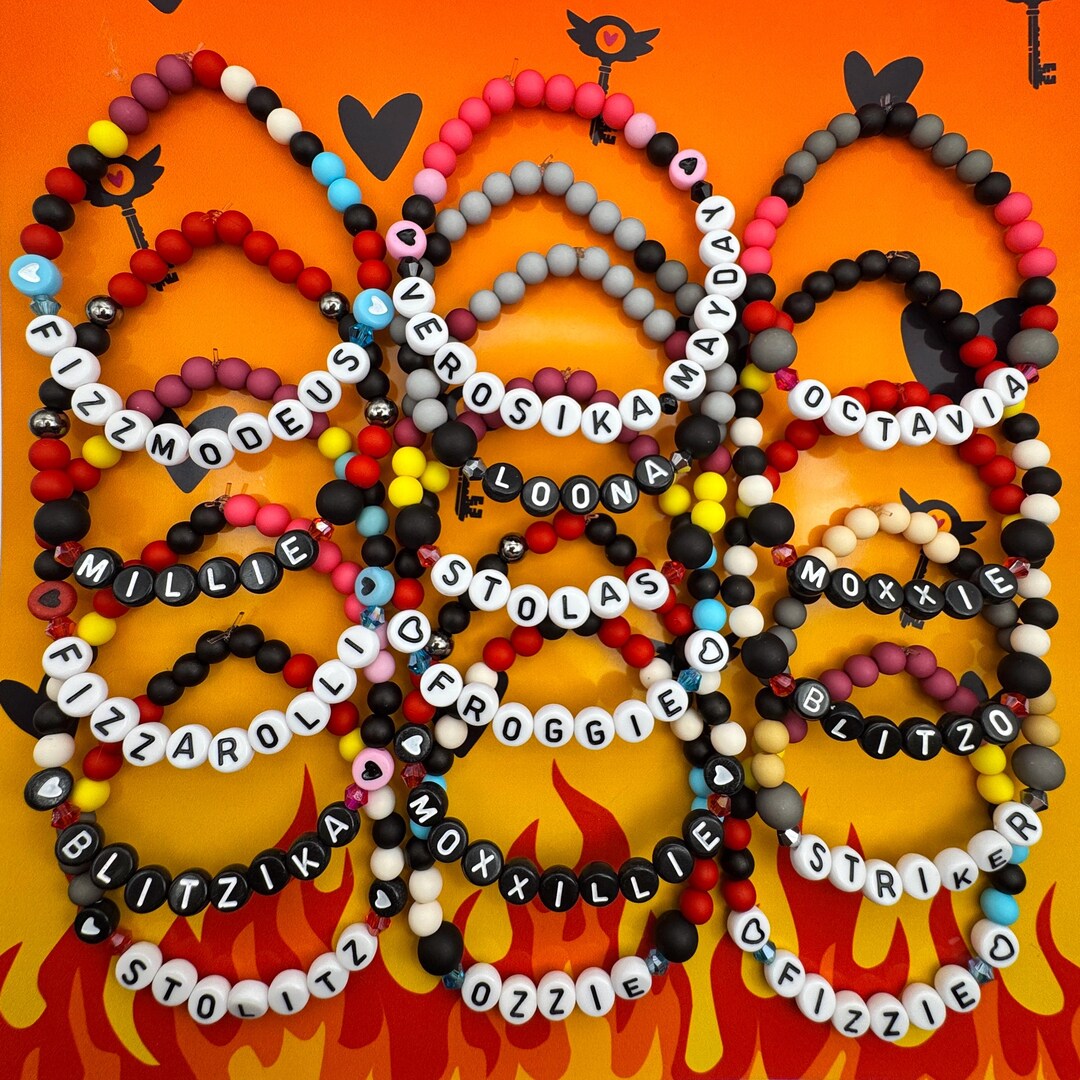Helluva Boss Friendship Bracelets | Blitzo, Stolas, Fizzarolli and More ...