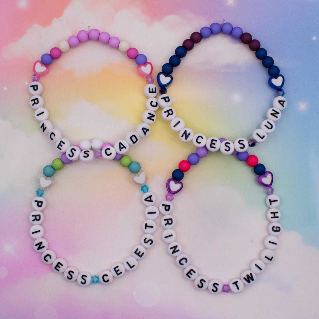 My Little Pony Friendship Bracelets | Princess Luna, Princess Candance ...